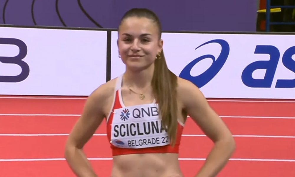 Updated: Carla Scicluna just outside her 60m personal best at World Indoors