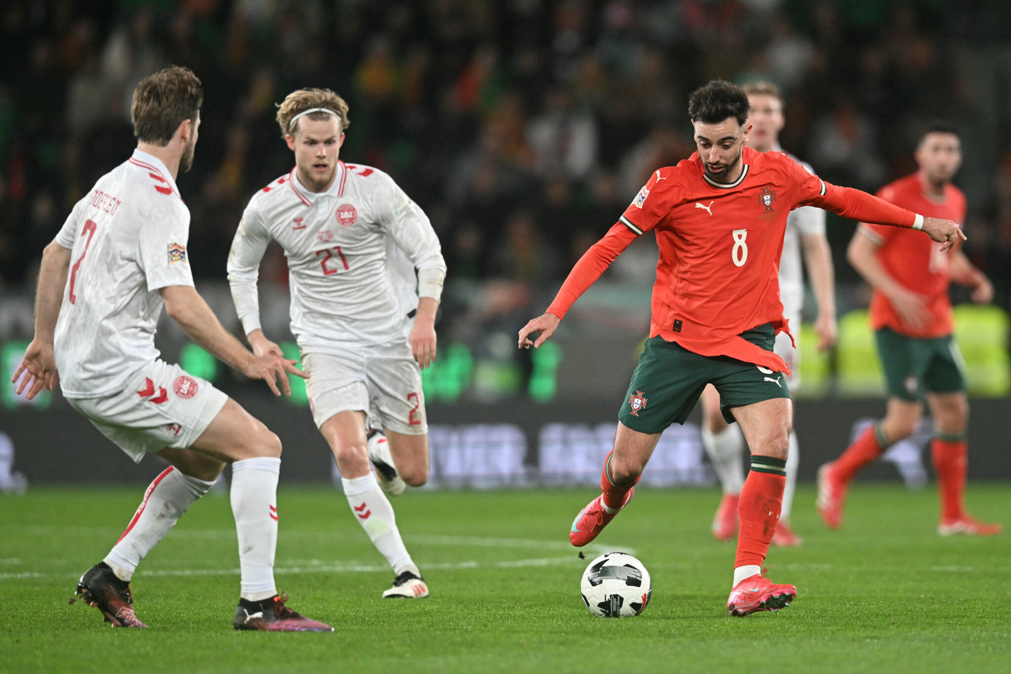 Portugal beat Denmark in thrilling Nations League quarter-final