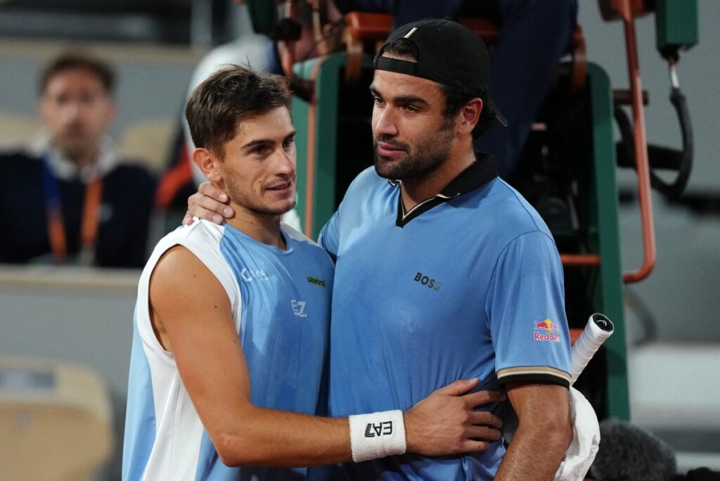 Arnaldi into French Open semis as Berrettini retires injured