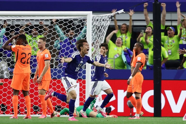Japan fight back in 2-2 Dutch thriller at World Cup